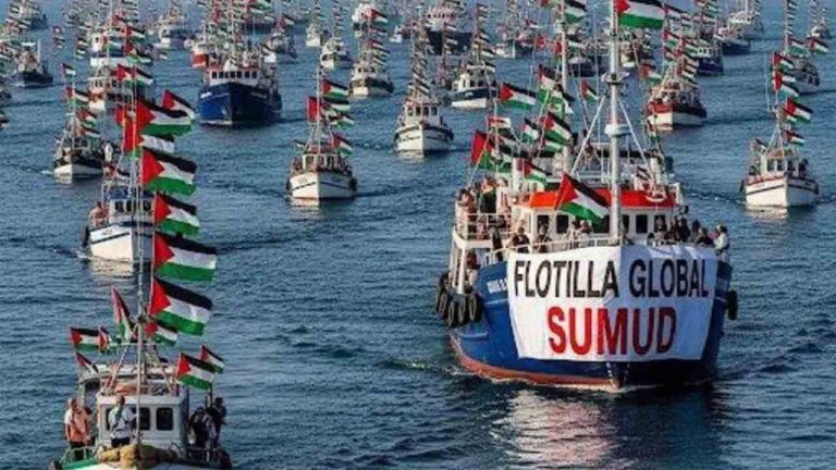 La Flotilla hacia Gaza refuerza su seguridad ante las amenazas israelíes